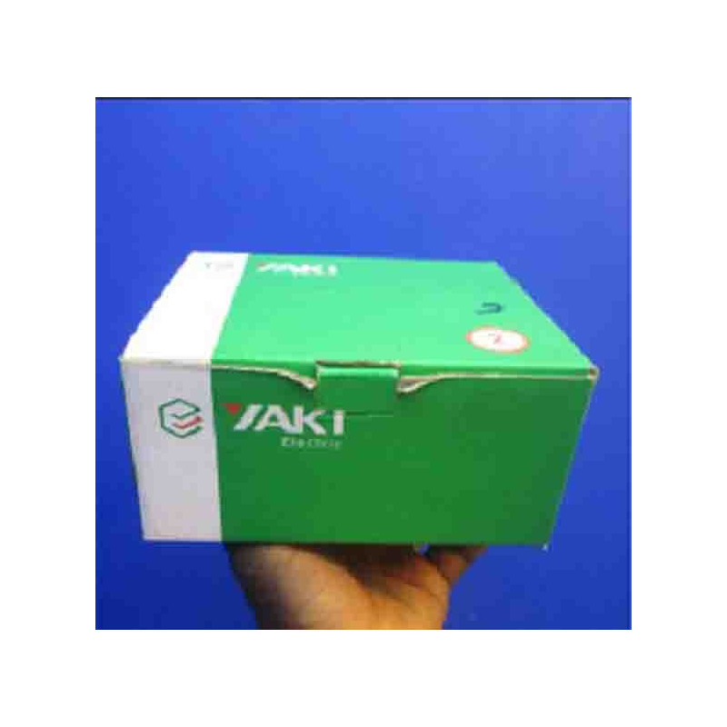 FICHE MALE 2P+T REF.(HE17) YAKI ELECTRIC GRIS