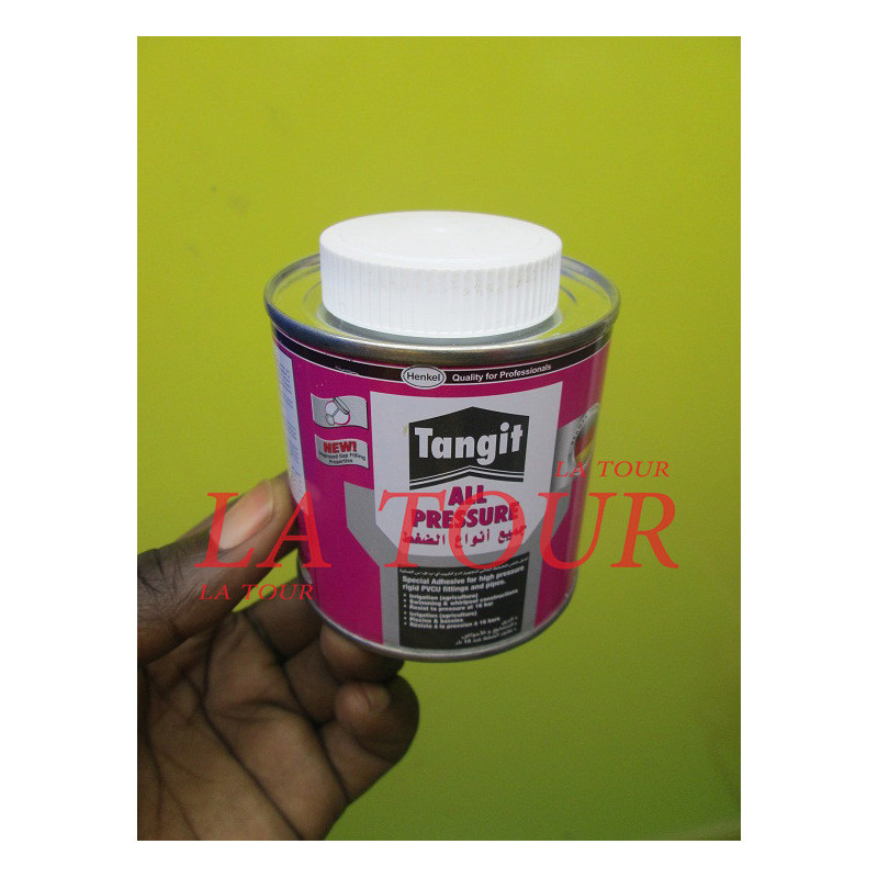 COLLE PVC TANGIT BOITE 1/4KG (250G) TRANSPARENTE