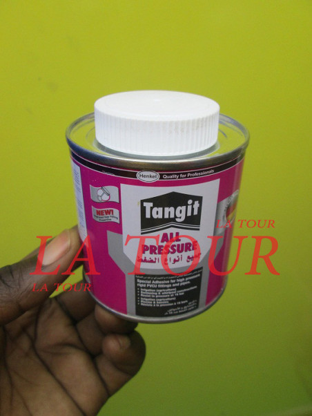 COLLE PVC TANGIT BOITE 1/4KG (250G) TRANSPARENTE