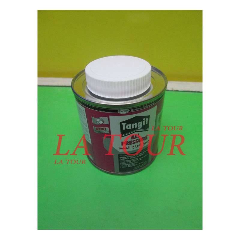 COLLE PVC TANGIT BOITE 1/4KG (250G) TRANSPARENTE