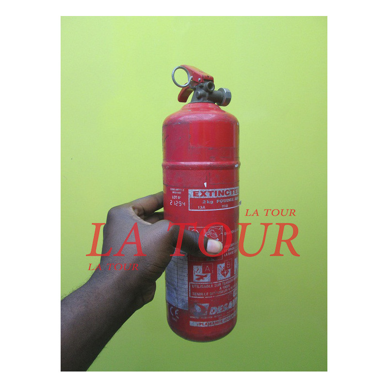 EXTINCTEUR A POUDRE 02KG A AIGUILLE ABC (13A89BC) DESAUTEL SICLI