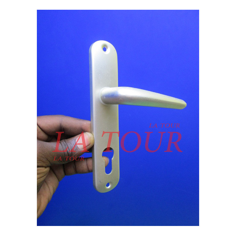 POIGNET SERRURE A CYLINDRE LAPERCHE A.ABLOY PM 17CM CHAMPAGNE