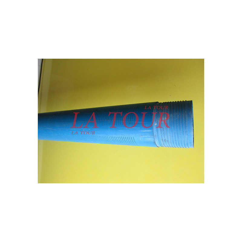 TUYAU FORAGE Ø 125MM PVC CREPINE 3,00ML EP 06MM SOTICI BLEU