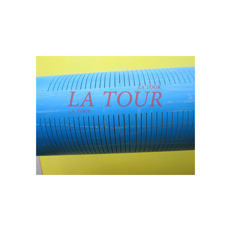 TUYAU FORAGE Ø 125MM PVC CREPINE 3,00ML EP 06MM SOTICI BLEU