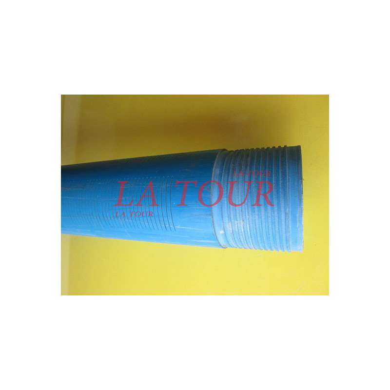 TUYAU FORAGE Ø 125MM PVC CREPINE 3,00ML EP 06MM SOTICI BLEU