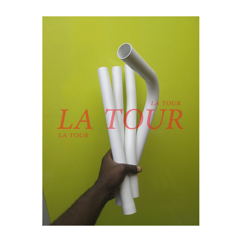 TUYAU PVC EVACUATION Ø 32 (WC CHASSE HAUTE) (WC TURC) WIRQUIN BLANC