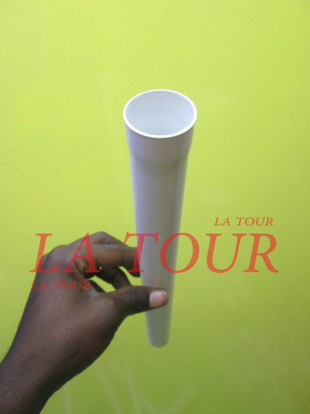 TUYAU PVC EVACUATION Ø 32 (WC CHASSE HAUTE) (WC TURC) WIRQUIN BLANC