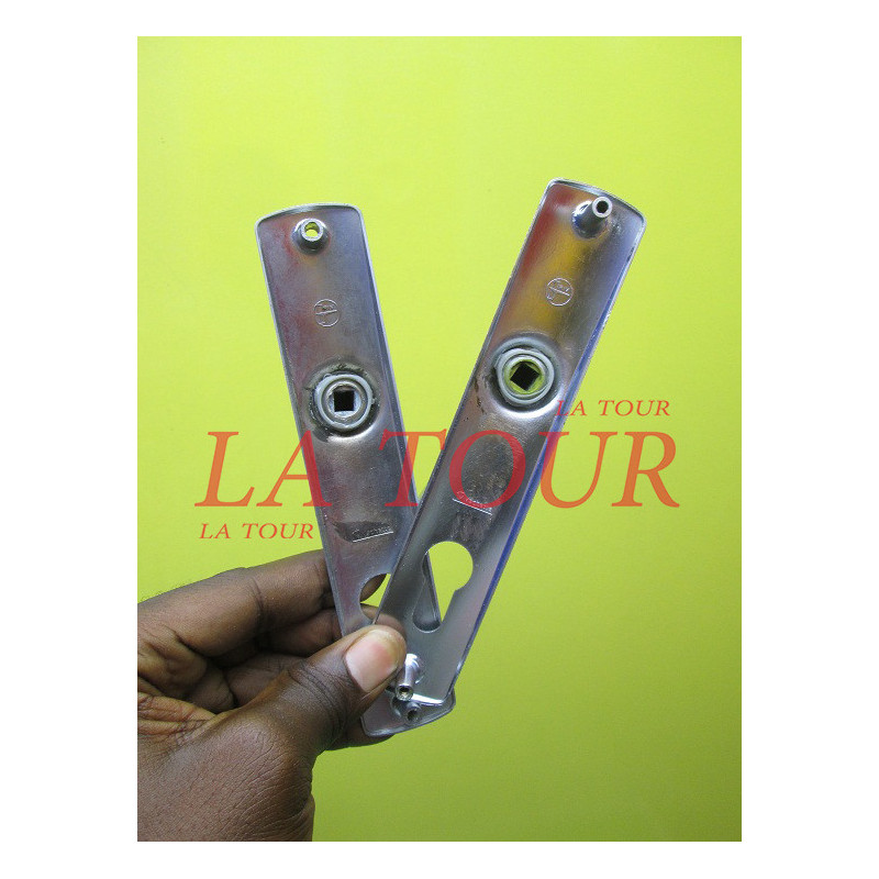 POIGNET SERRURE A CYLINDRE LAPERCHE A.ABLOY REF.(9458A) CHROME VELOU