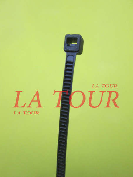 COLLIER DE SERRAGE (COLSON) 4,0x200MM NYLON CABLE TIE NOIR