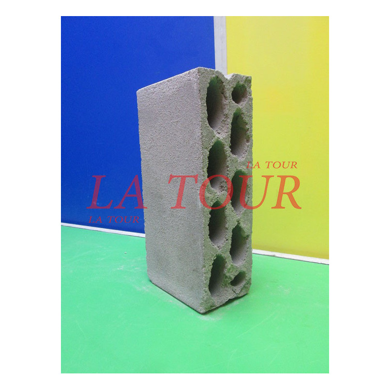 BRIQUE CIMENT AGGLOS CREUSE 40x20x15CM