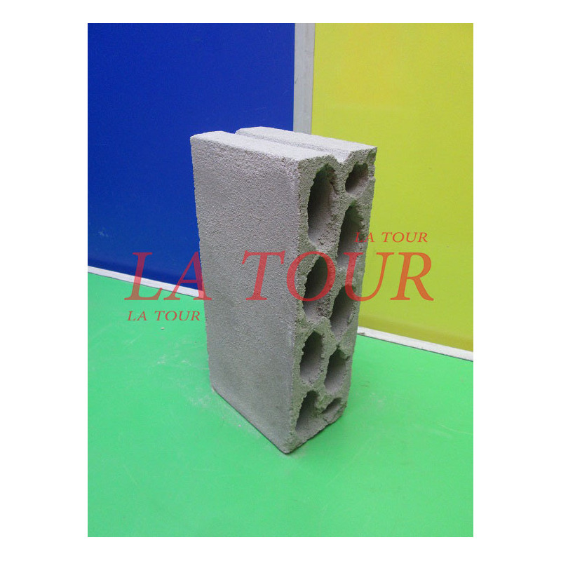 BRIQUE CIMENT AGGLOS CREUSE 40x20x15CM