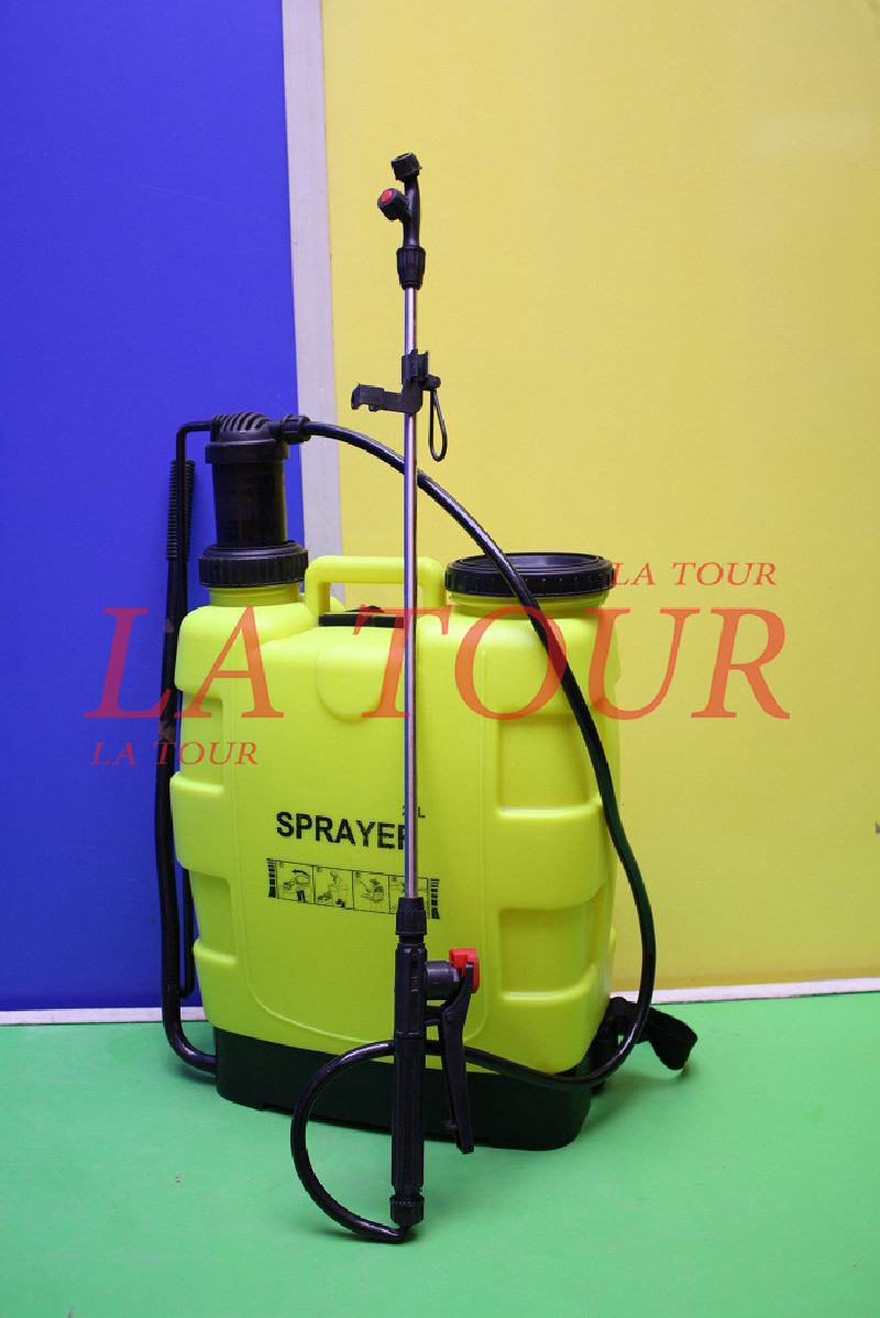 PULVERISATEUR PORTATIF 20L PLASTIQUE KNAP SACK SPRAYER VERT FLUO NOIR