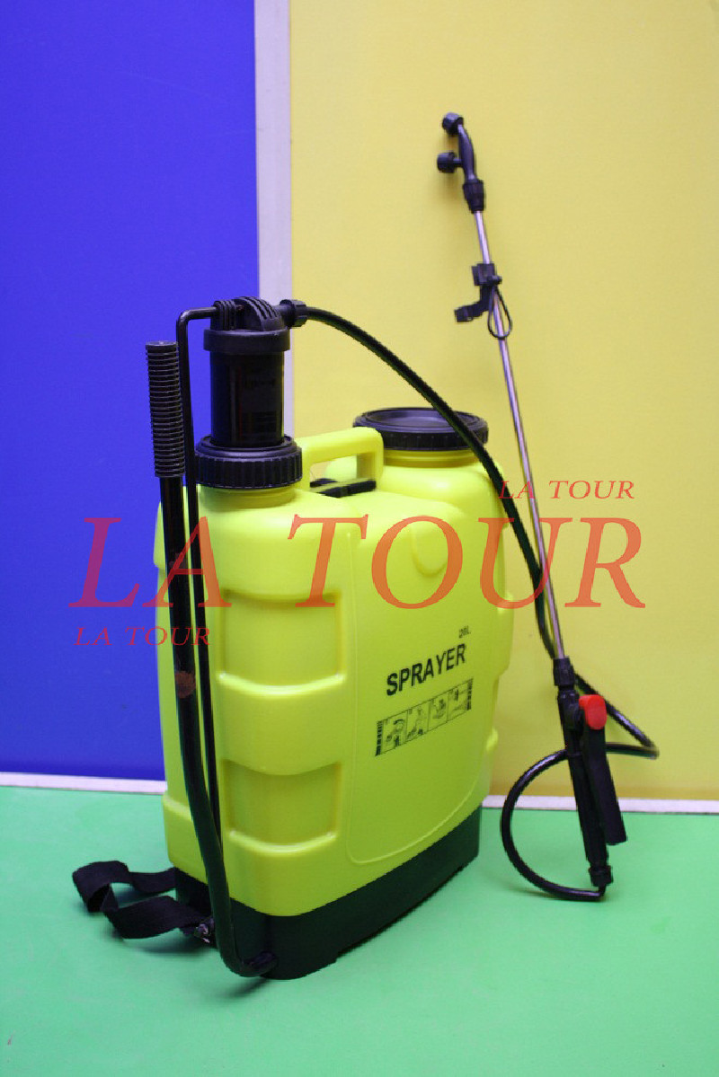 PULVERISATEUR PORTATIF 20L PLASTIQUE KNAP SACK SPRAYER VERT FLUO NOIR