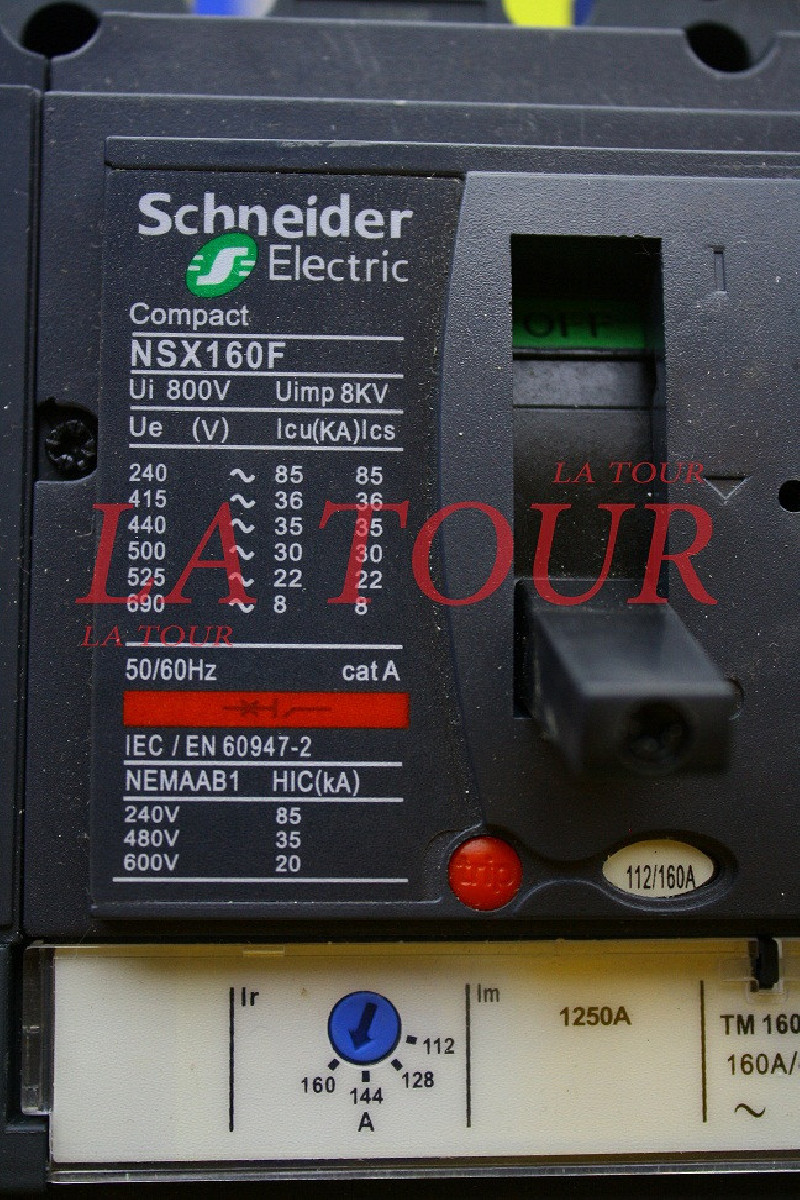 COMPACT TETRAPOLAIRE 160A (NSX160F) SCHNEIDER