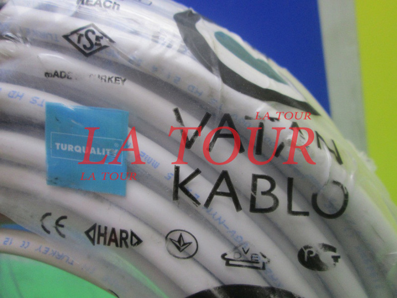 CABLE VGV SOUPLE 2x01,50MM² VATAN KABLO 80ML GRIS