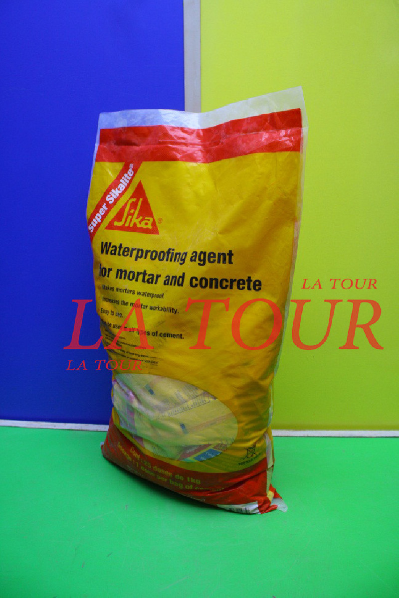 SIKALITE ORIGINAL EN POUDRE SUPER 1KG IMPORTE (SIKA FRANCE) SAC JAUNE