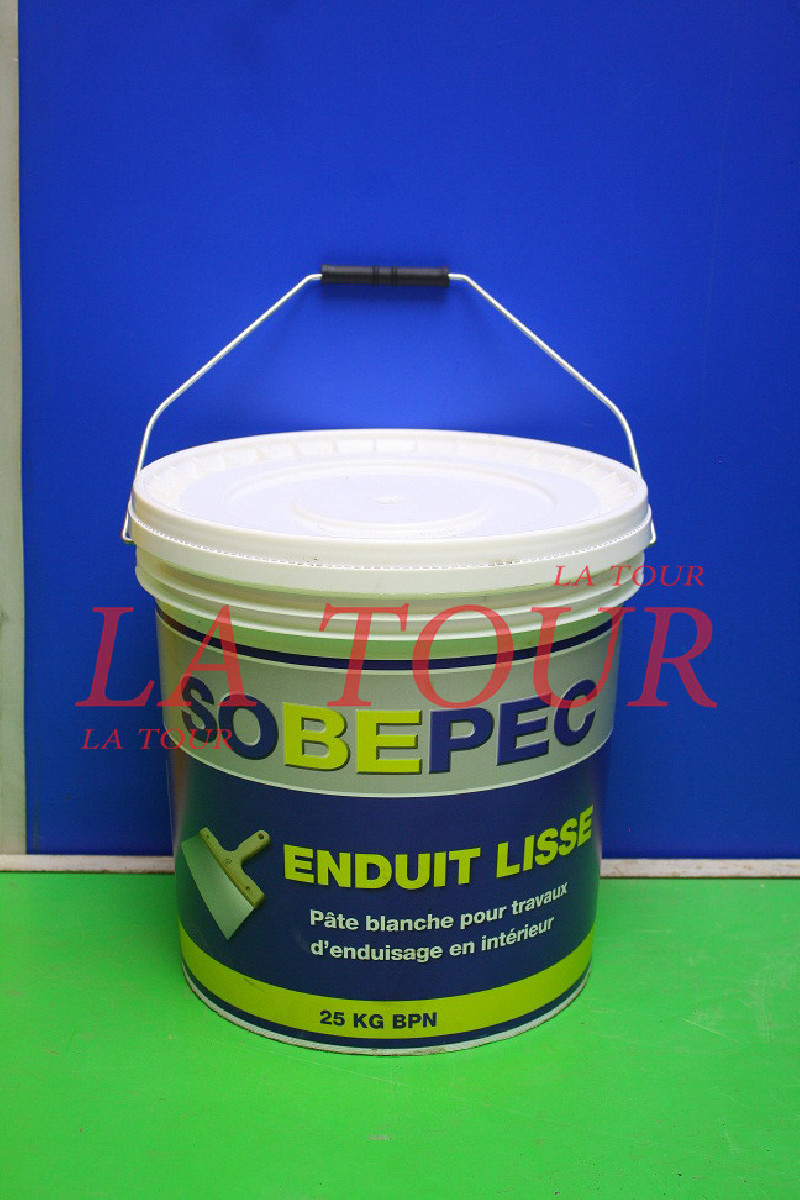 ENDUIT LISSE 25KG SOBEPEC LEFRANC MATE BLANC