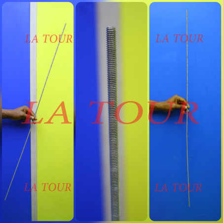 TIGE FILETE (1000x06MM) ACIER GALVA PLACO