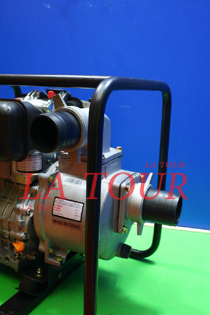 MOTO POMPE A DIESEL Ø 100MM (4)" REF.(KDP40) KIPOR JAUNE/CHROME/NOIR