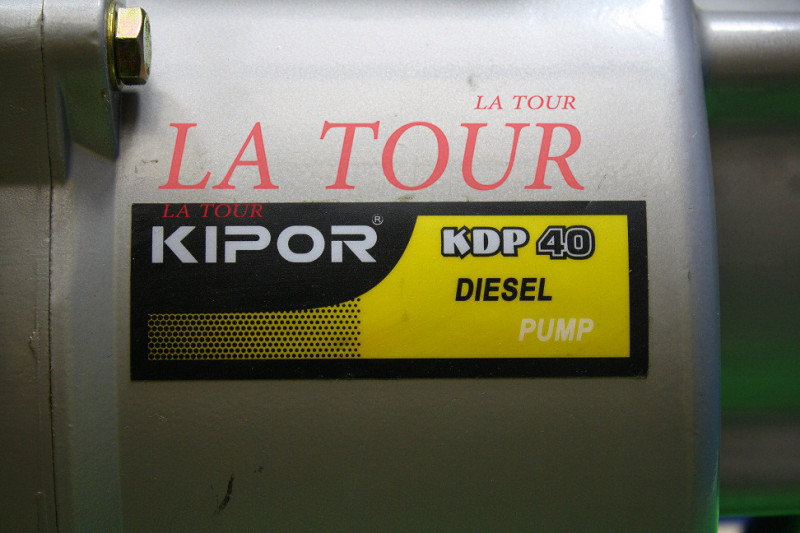 MOTO POMPE A DIESEL Ø 100MM (4)" REF.(KDP40) KIPOR JAUNE/CHROME/NOIR