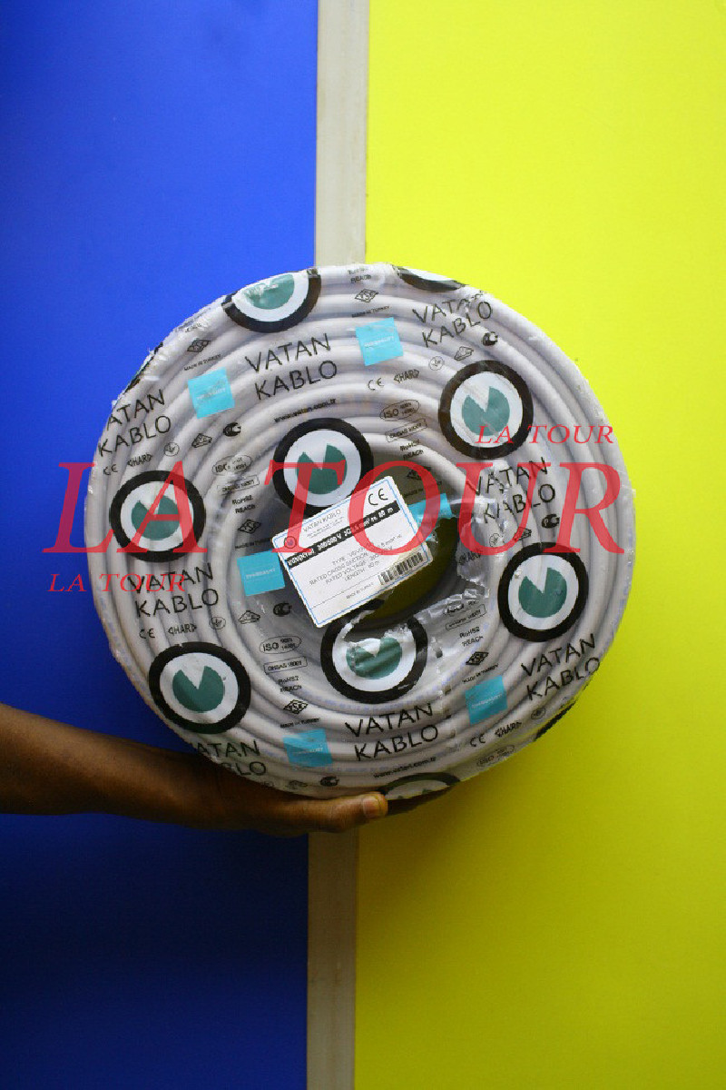 CABLE VGV RIGIDE 3x02,50MM² VATAN KABLO 80ML GRIS