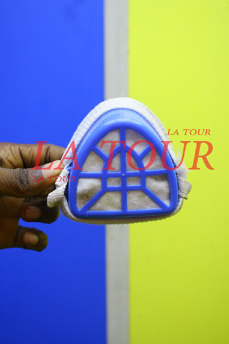 CACHE NEZ PLASTIQUE CORDE ARRIERE MASK BLEU/BLANC