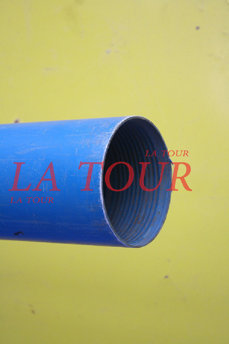 TUYAU FORAGE Ø 140MM PVC CREPINE FILETE 1,93ML EP 03MM BLEU