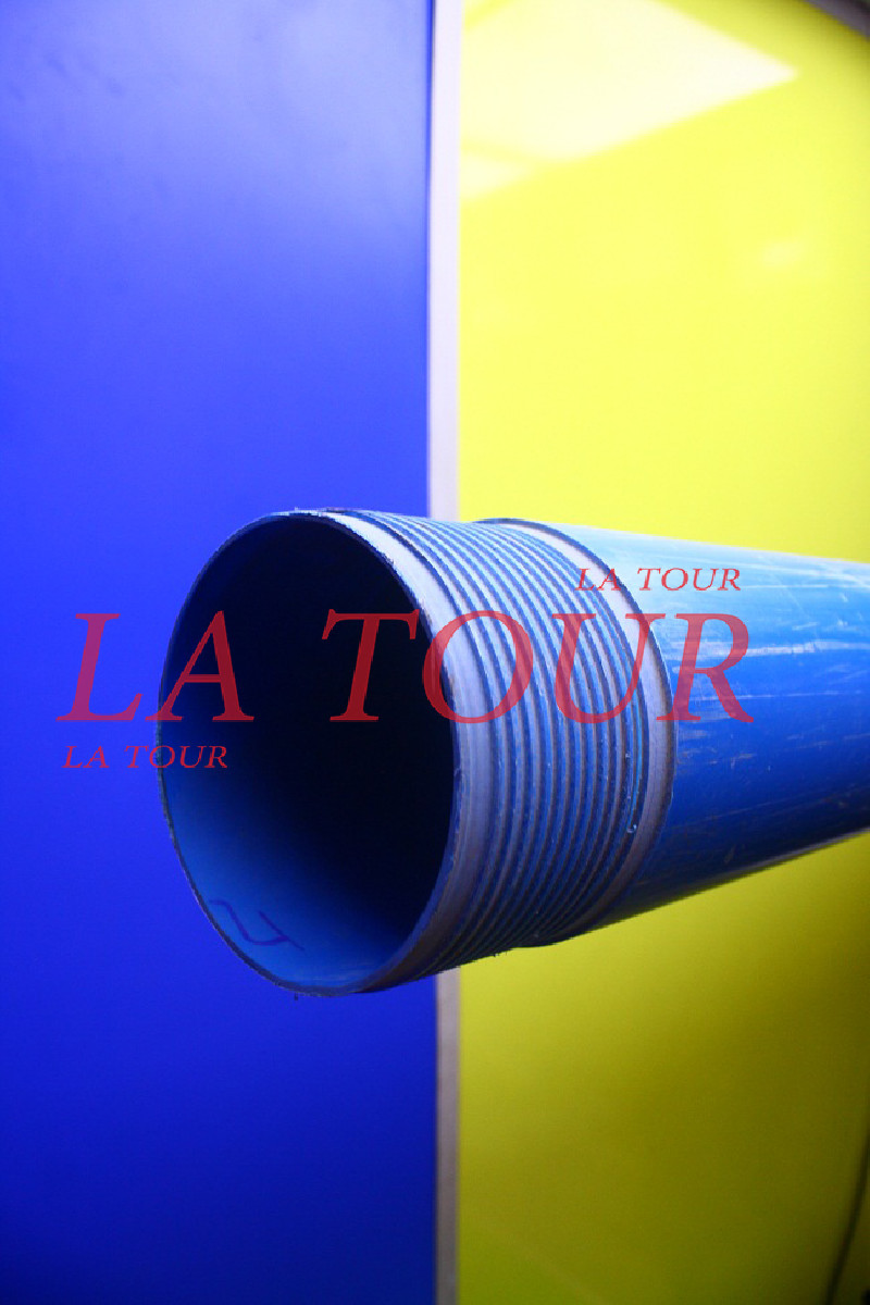 TUYAU FORAGE Ø 140MM PVC PLEIN 3,00ML EP 07MM SOTICI BLEU