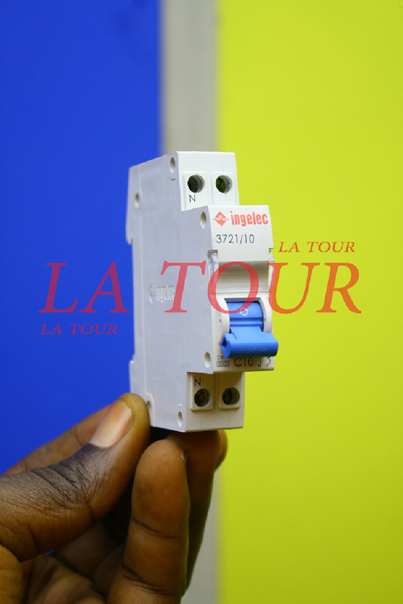 DISJONCTEUR DPN 10A (3721/10) INGELEC GRIS