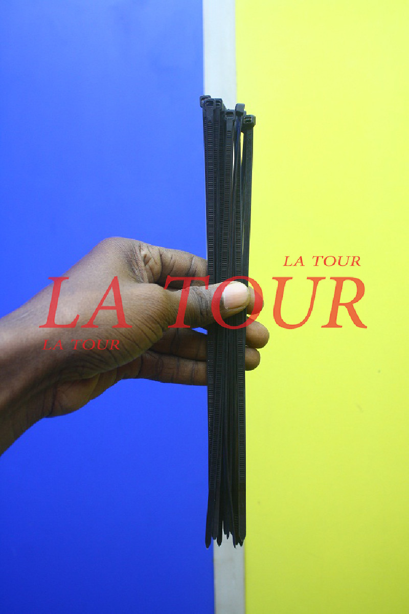 COLLIER DE SERRAGE (COLSON) 4,8x250MM NYLON CABLE TIE NOIR