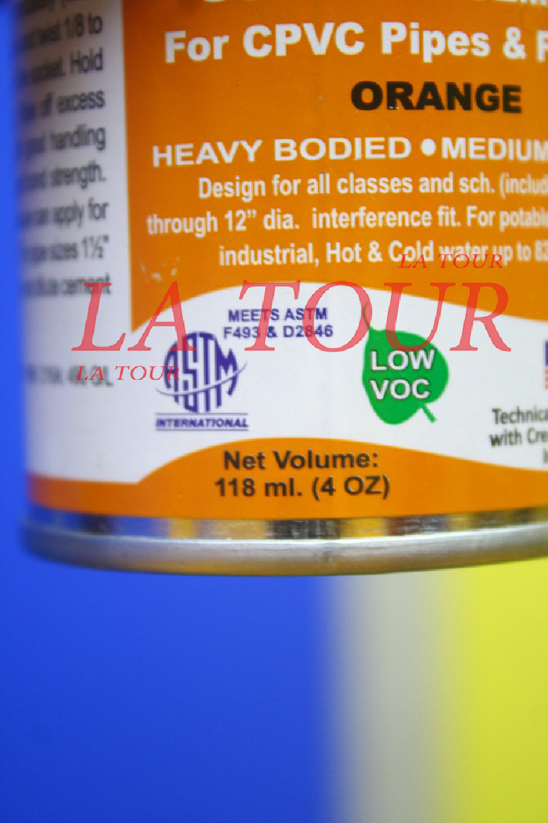 COLLE A CHAUD CPVC 310 SUPER WELD 118ML JAUNE BLANC