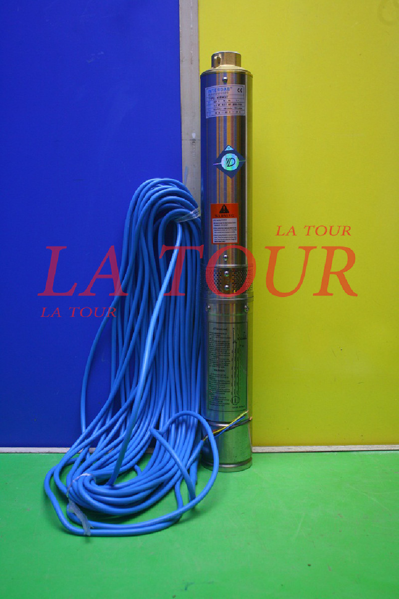 POMPE IMMERGEE ELECTRIQUE (0,50CV) H 063M INTERDAB INOX