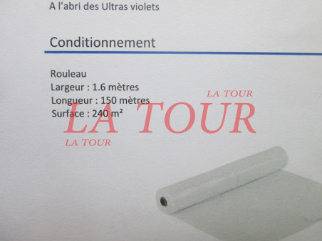 FILM PROTECTION POLYANE ROULEAU PLIE(H:1,60ML) 150M 240M² BETRA BEIGE