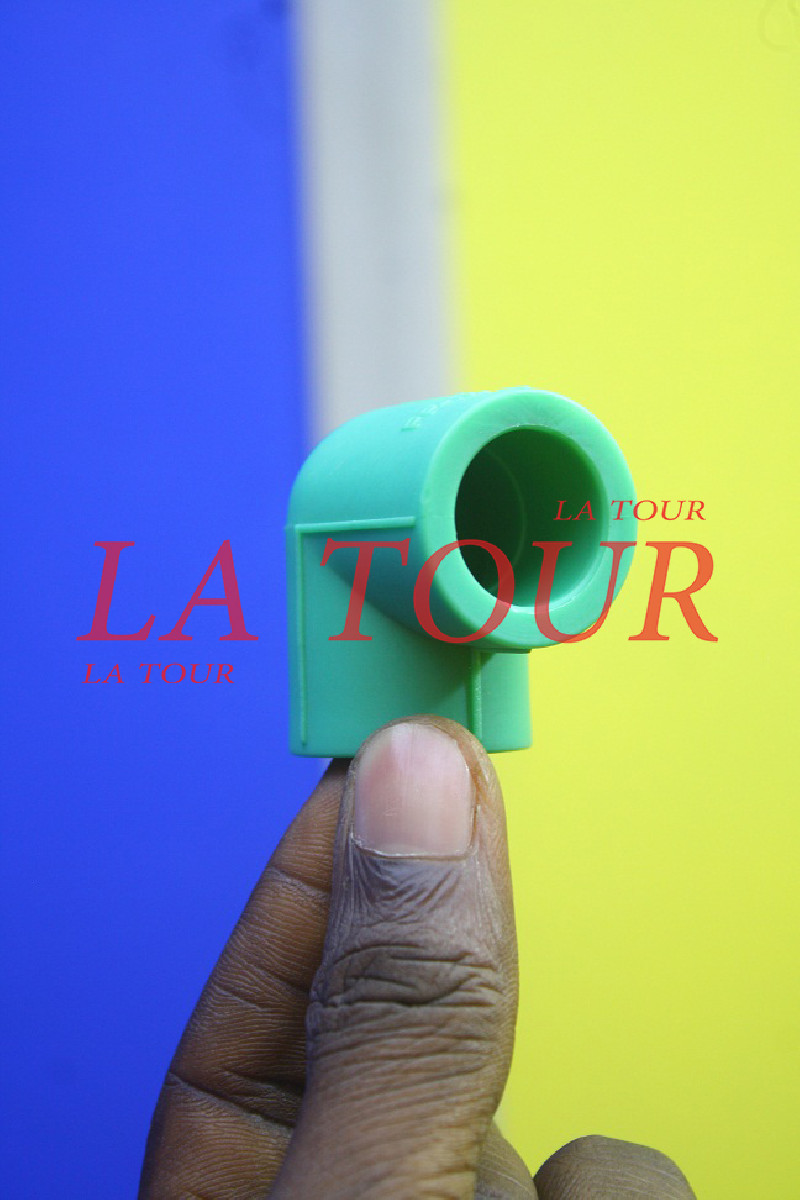 COUDE PPR 1/4 Ø 20 VERT FONCE