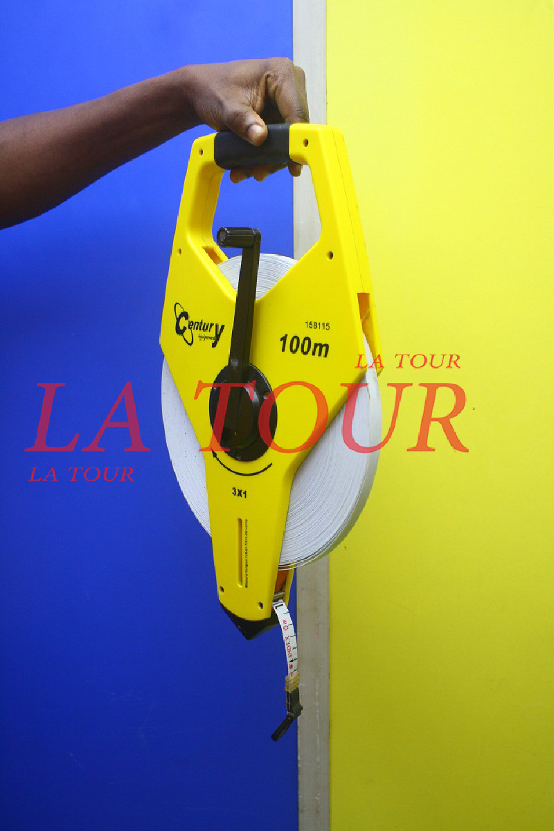 DECAMETRE A PIQUET+POIGNEE 100ML CENTUTY JAUNE/NOIR