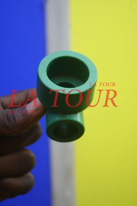 COUDE PPR RÉDUCTEUR 1/4 Ø 32/25 VERT FONCE