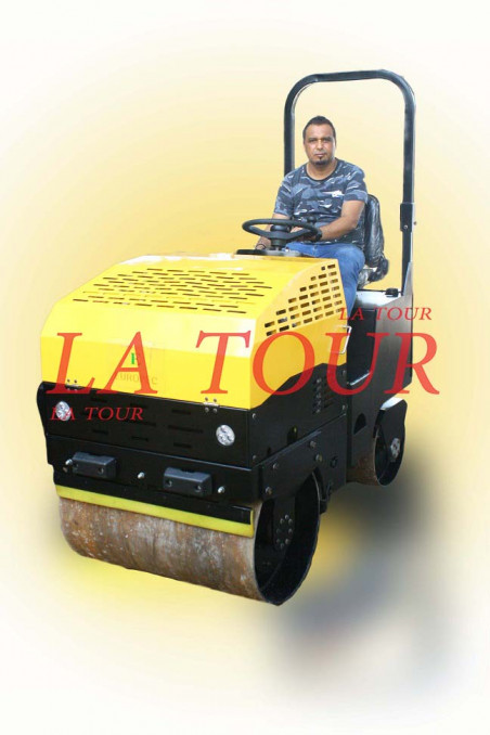 COMPACTEUR A GAZOIL A 2 ROUES 48KG (CF186FAE) EUROPEC JAUNE NOIR