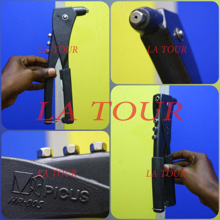PINCE A RIVETER (RIVETEUSE) HR005 PICUS NOIR