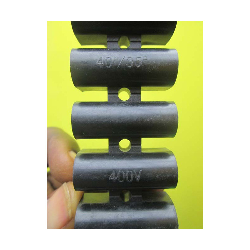 BARRETTE DOMINO 40MM² CONNEXIONS 380V-100A INTELECT NOIR