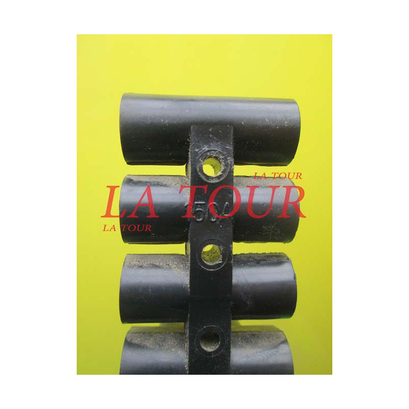 BARRETTE DOMINO 16MM² COUPURE DE 12 (1003N) INGELEC NOIR