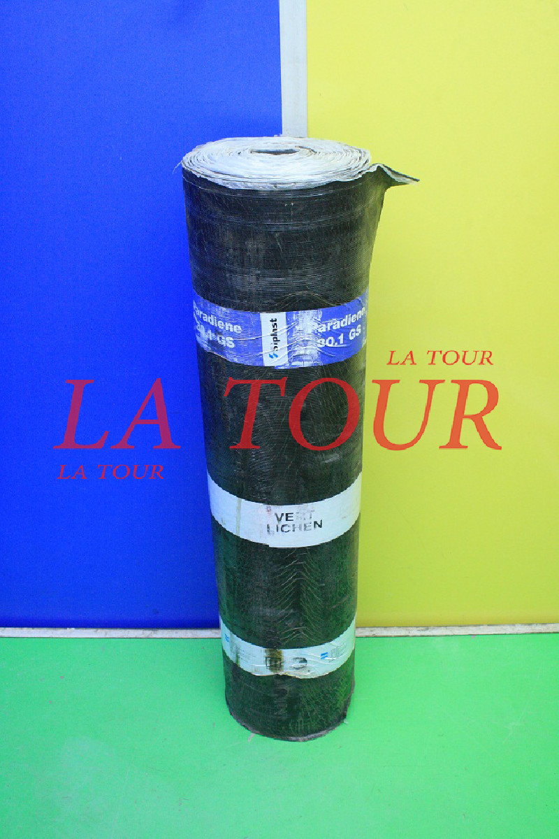 MEMBRANE BITUMINEUSE 4,00MM (1x10)ML A GRAIN PARADIENE SIPLAST VERT