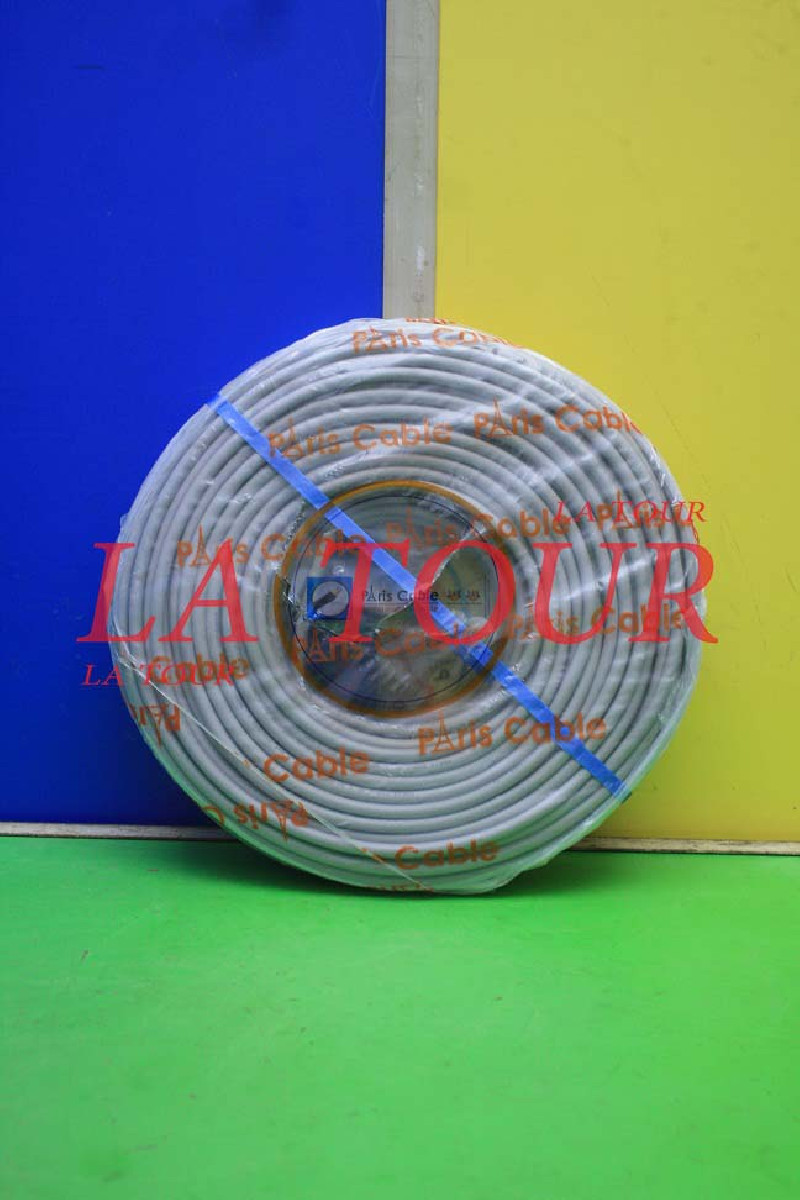 CÂBLE VGV RIGIDE 2x01,50MM² PARIS CÂBLE 80ML GRIS