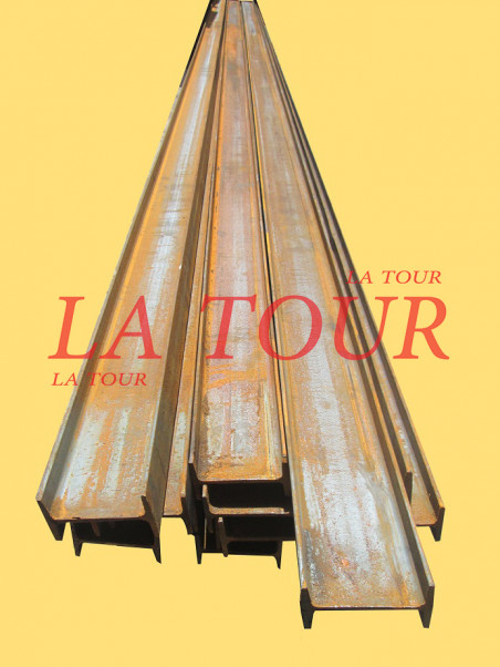 FER IPN 160 POUTRELLES ACIER NOIR 06,00ML