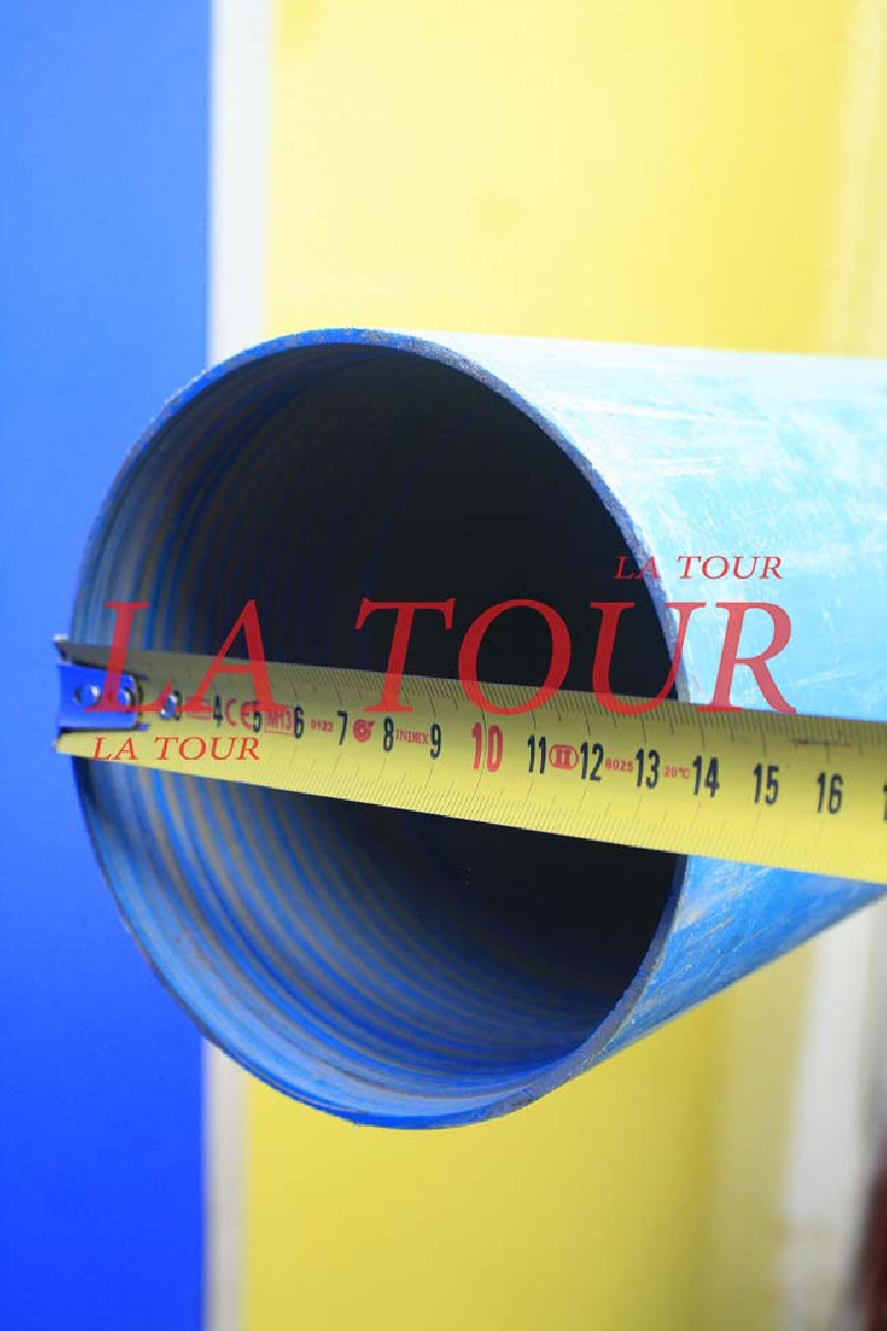 TUYAU FORAGE Ø 140MM PVC CRÉPINE 3,00ML EP 7MM SOTICI BLEU
