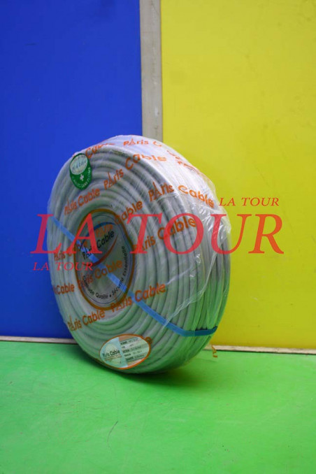 CÂBLE VGV RIGIDE 3x01,50MM² PARIS CÂBLE 80ML GRIS