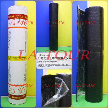 MEMBRANE BITUMINEUSE 3,15MM (1x10)ML AVEC ALU PAXALU TUNALU