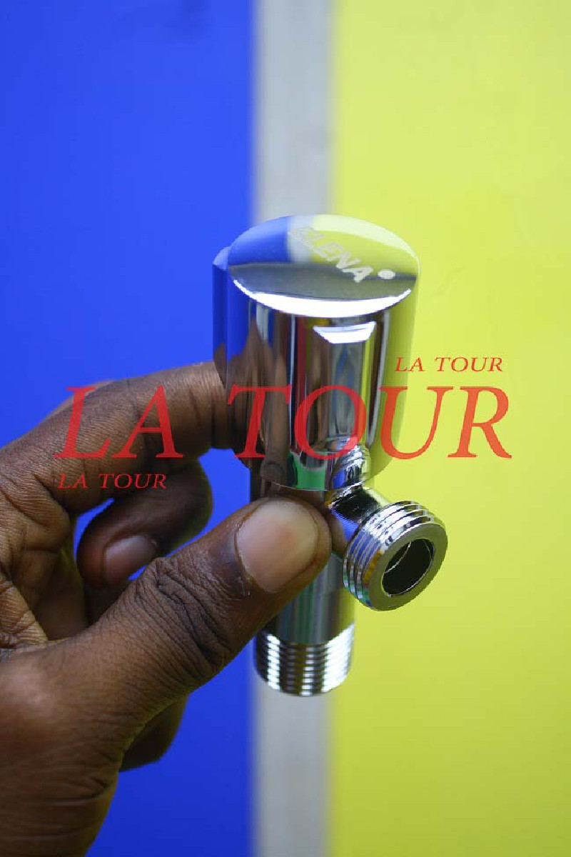 ROBINET EQUERRE DOUCHE 15/21 1/4 TOUR ELENA CHROME