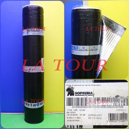 PAXALU (1x06)ML 25KG SOPRALAST 50 (TV ALU) SOPREMA ALU