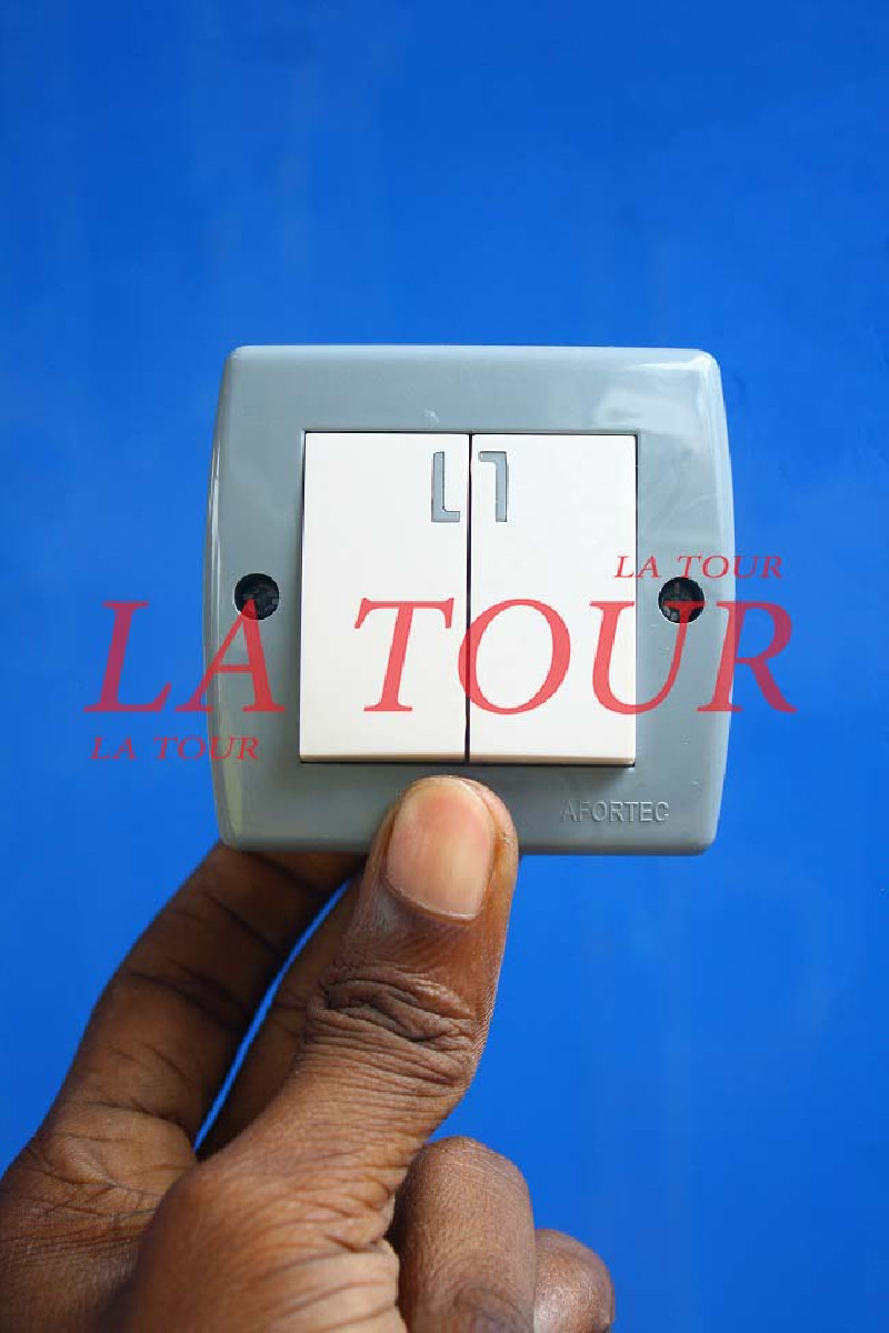 INTERRUPTEUR DOUBLE VA ET VIENT APPARENT (6892/20) AFORTEC BEIGE GRIS