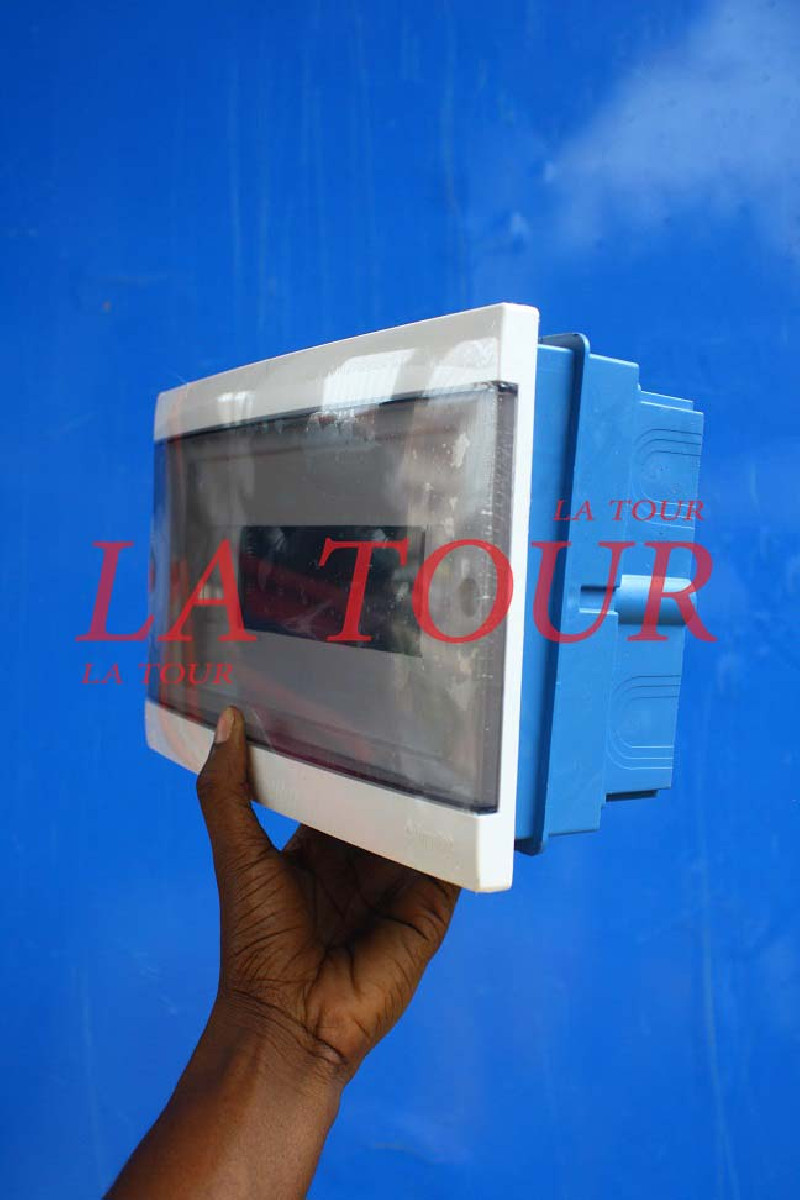 COFFRET ELECTRIQUE ENCASTRE 13 MODULES (2713/EF) INGELEC BLEU FUMÉE